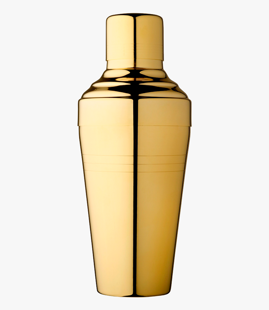 Shaker Gold Plated 500ml - Cocktail Shaker, HD Png Download ...