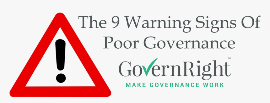 Poor Governance The Warning Signs, HD Png Download , Transparent Png ...