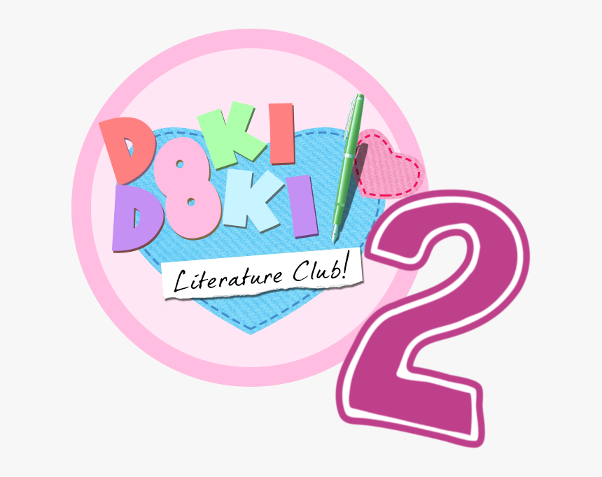 Doki Doki Literature Club Logo Png, Transparent Png , Transparent Png ...