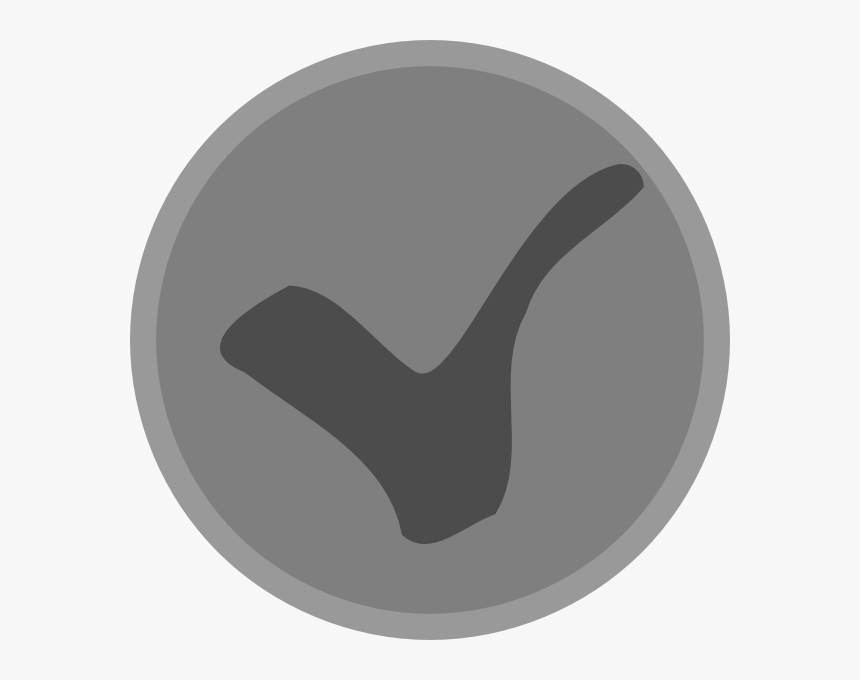 Small Grey Check Mark Svg Clip Arts - Circle, HD Png Download ...