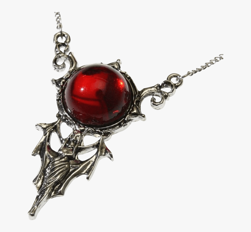 Blood Moon Vampire Necklace - Locket, HD Png Download , Transparent Png ...