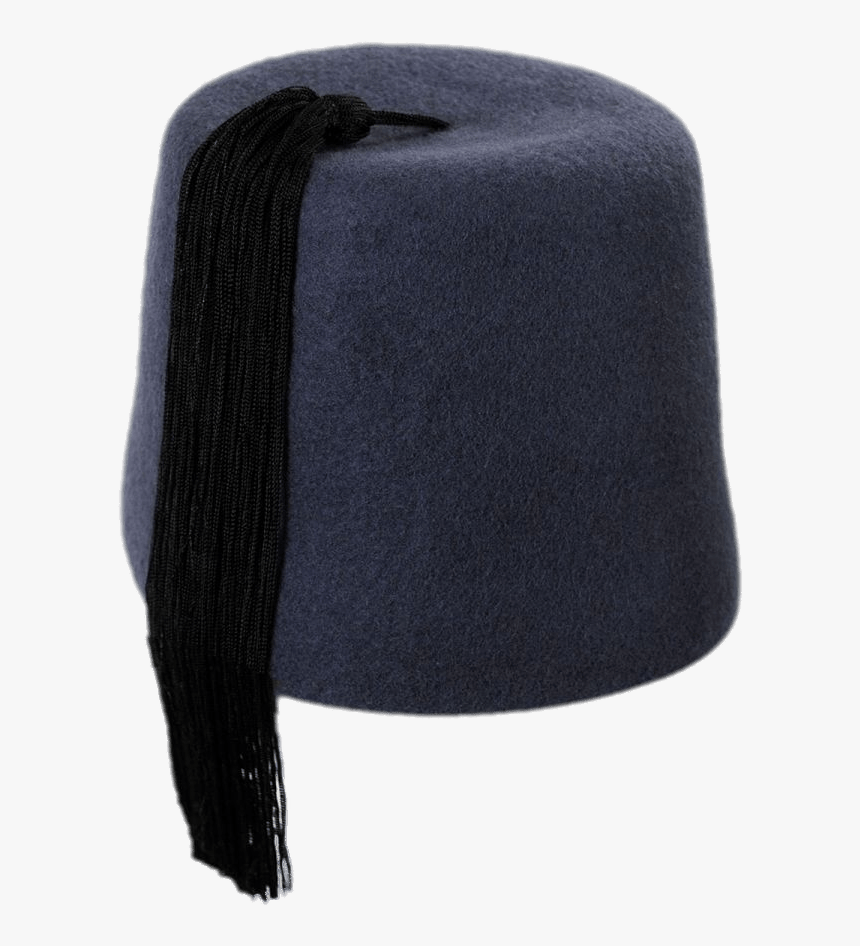 Grey Fez With Long Black Tassel - Transparent Background Soviet Ushanka ...