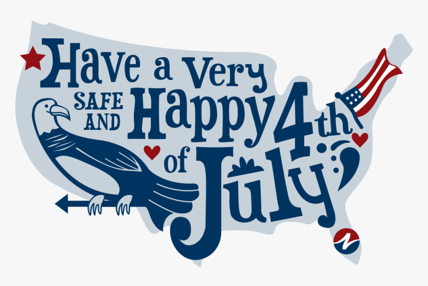 Safe Fourth Of July Artfin - Have A Happy 4th, HD Png Download ...
