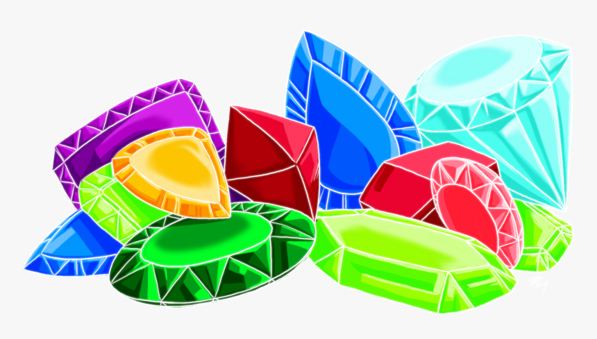 Gemstone Clipart Colorful Gem - Gems Clipart, HD Png Download ...