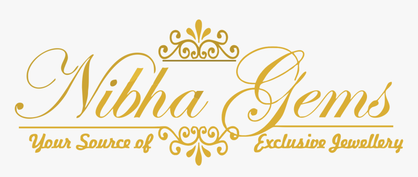 Nibha Gems Logo Modified Small - Calligraphy, HD Png Download , Transparent Png Image - PNGitem