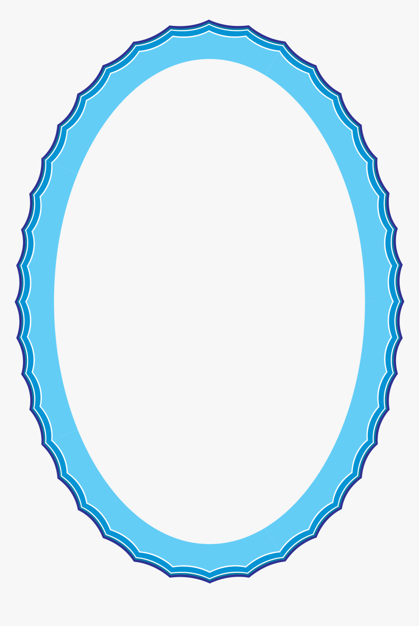 Water Waves Frame - Circle, HD Png Download , Transparent Png Image ...