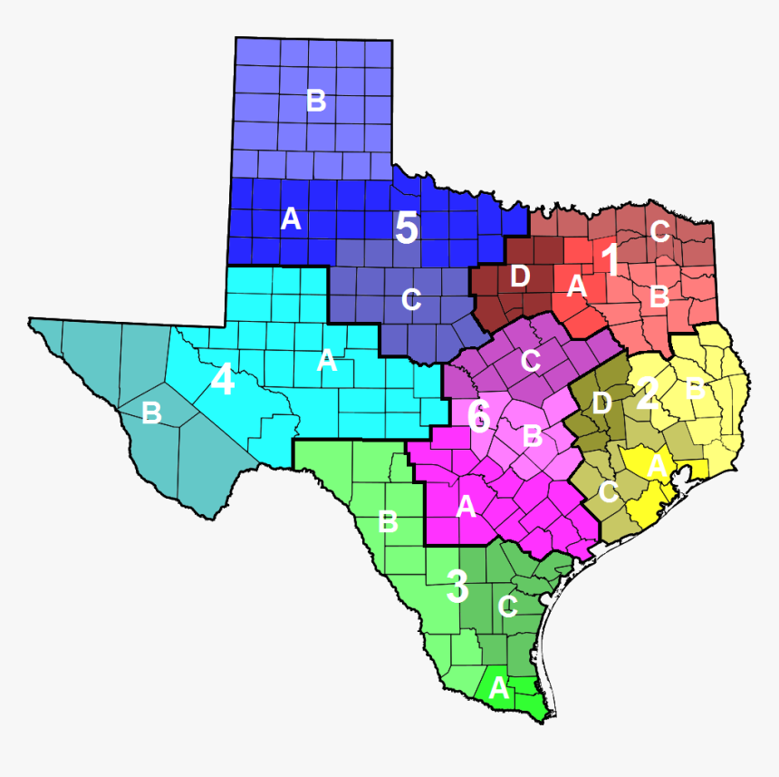 Texas Highway Patrol Divisions Map - Texas State Trooper Ranks, HD Png ...