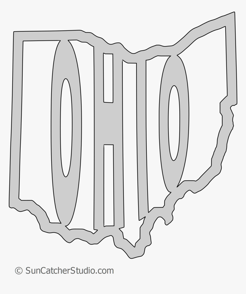 Transparent Ohio Outline Png, Png Download , Transparent Png Image ...