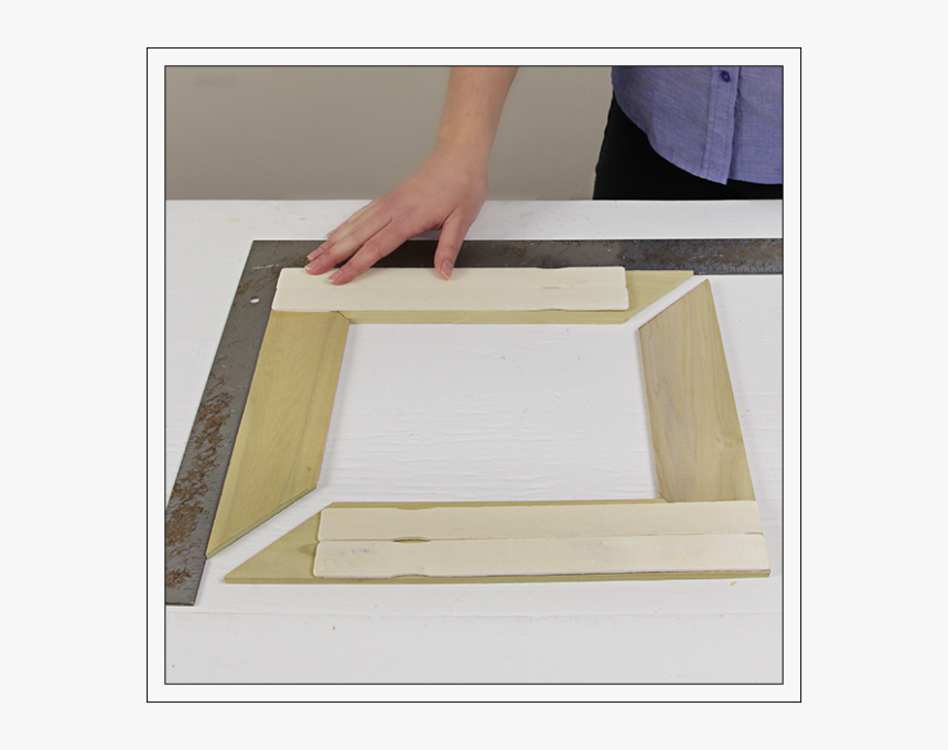 Diy Wood Picture Frame Step By Step, HD Png Download , Transparent Png ...