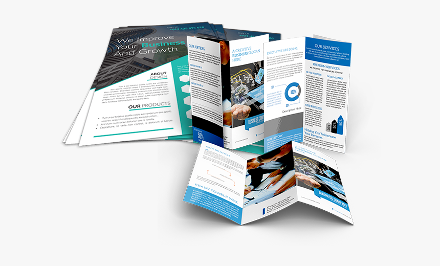 Brochures And Flyers - Brochure Flyer Png, Transparent Png ...
