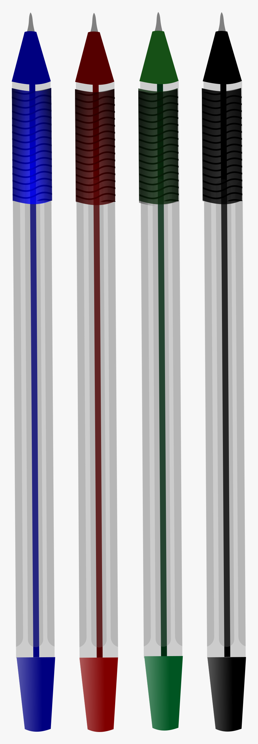 Color Ballpoint Pens Clip Arts - Pens Clıpart Png, Transparent Png ...
