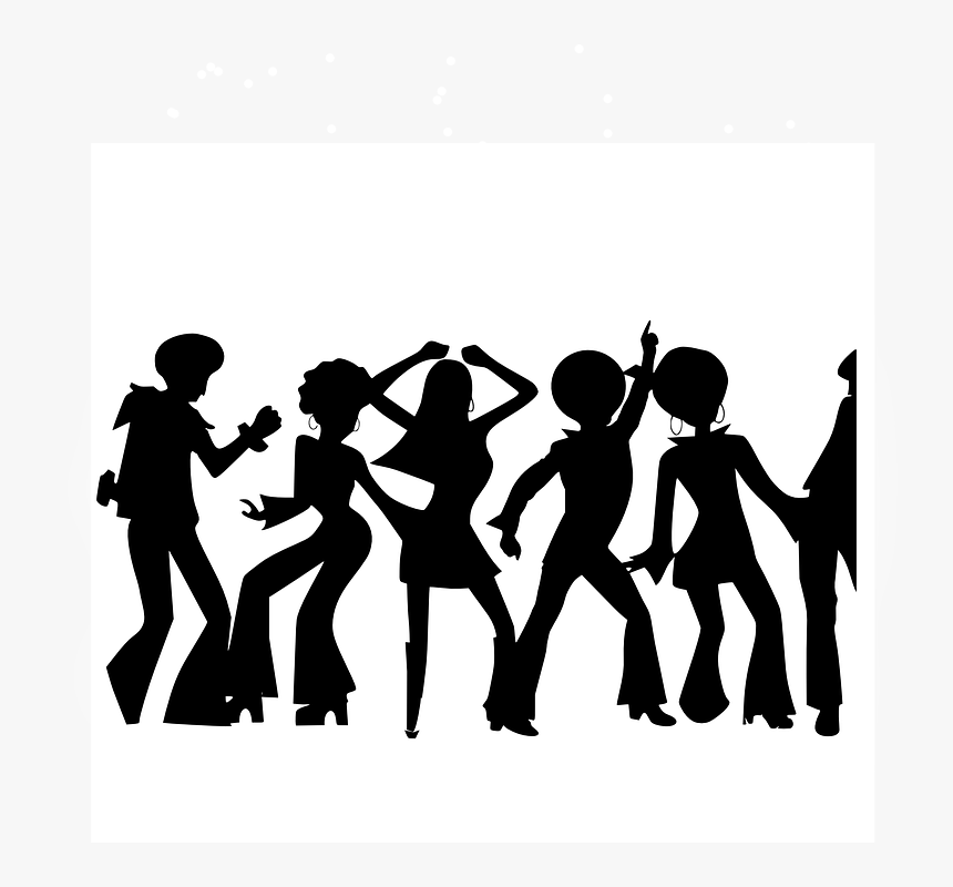 Bw Disco Svg Clip Arts - Party People Clipart, HD Png Download ...