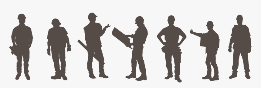 Workers Pictures - Construction Worker Silhouette, HD Png Download ...