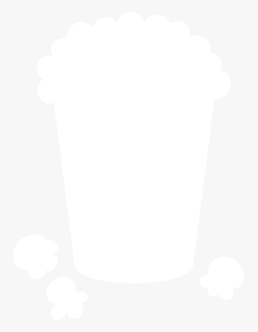 Transparent Popcorn Kernel Png - Popcorn Silhouette, Png Download ...
