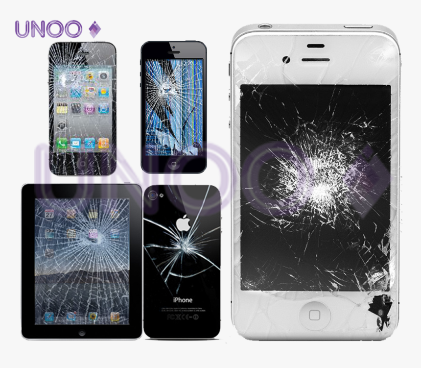 Iphone Cracked Screen Dubai - Iphone 4, HD Png Download , Transparent ...