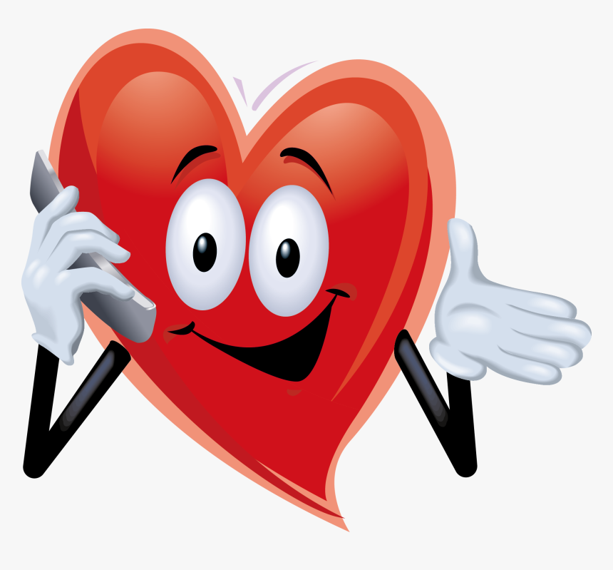 Heart Humour Valentine S Day Clip Art - Heart Clipart Smiley, HD Png ...