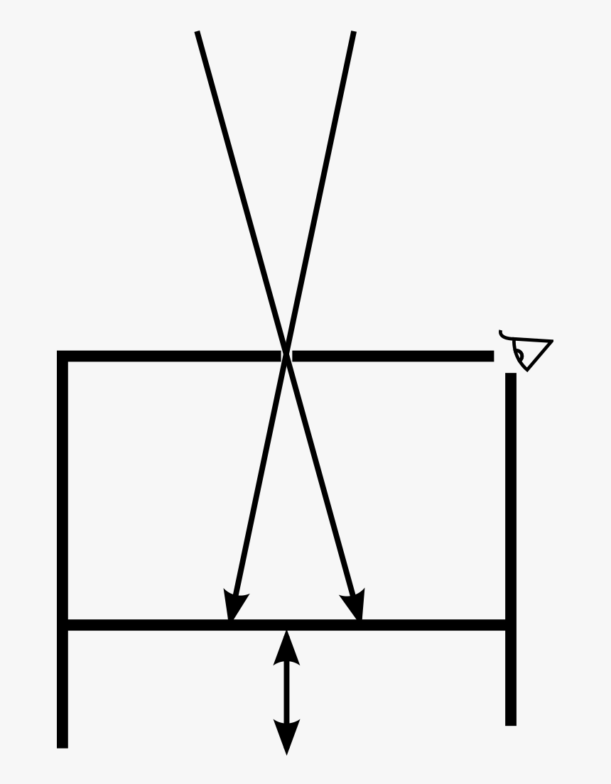 Pinhole Camera Scattered Light Screen - Triangle, HD Png Download ...