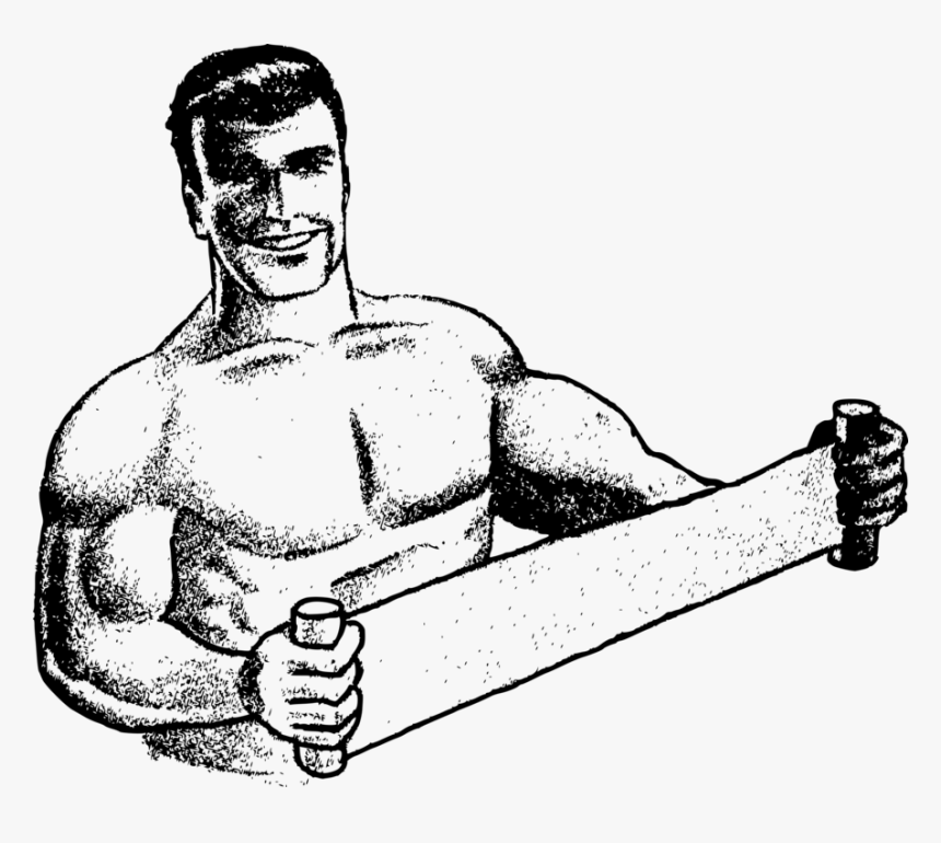 Drawing Cartoon Computer Icons Muscle Silhouette - Strong Big Man Png ...