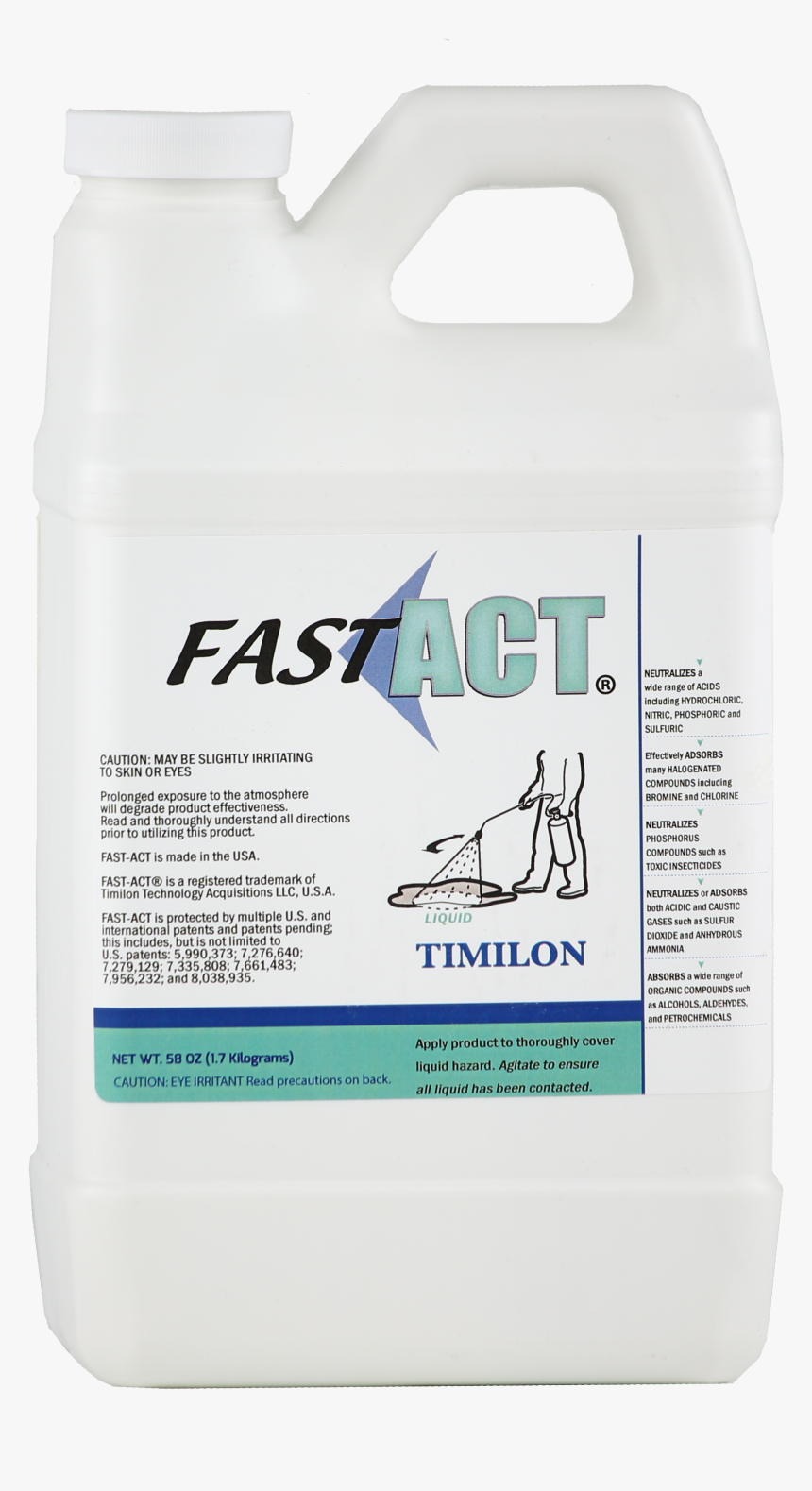 Fast-act® Liquid Decon - Label, HD Png Download , Transparent Png Image ...