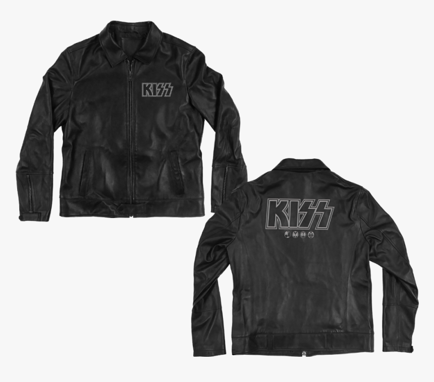 Leather Jacket Front And Back, HD Png Download , Transparent Png Image ...