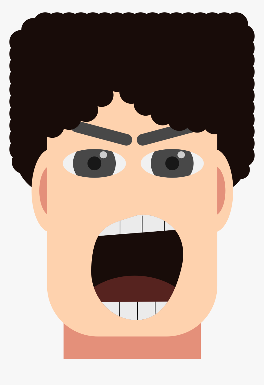 Angry Man Shouting Big - Clip Art, HD Png Download , Transparent Png ...
