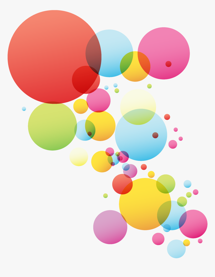 Colourful Bubbles Clip Art
