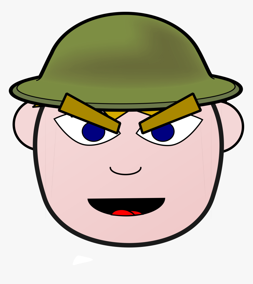 Angry Soldier Boy Clip Arts - Angry Soldier Clipart, HD Png Download ...