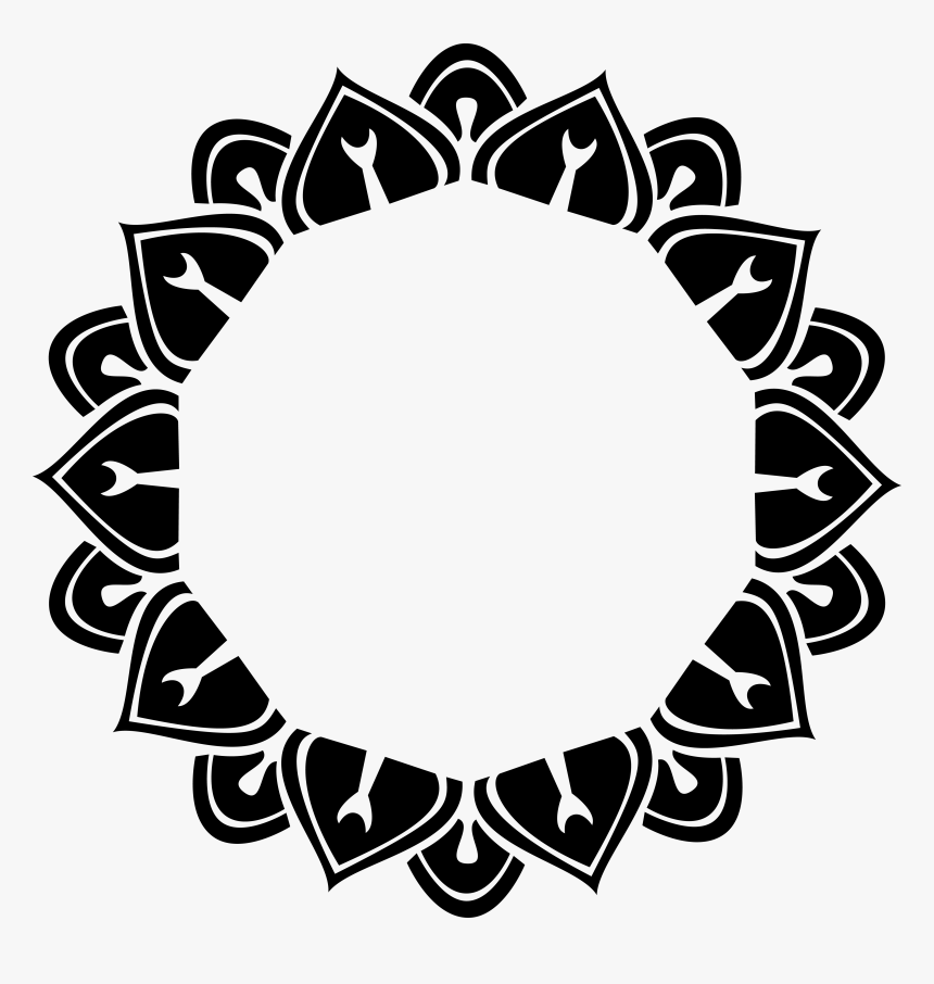 Double Cutted Circle Clip Arts - Double Cutted Circle, HD Png Download ...