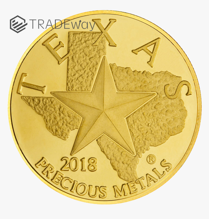 Tw 2018 Texas Gold Round Obverse, HD Png Download , Transparent Png ...