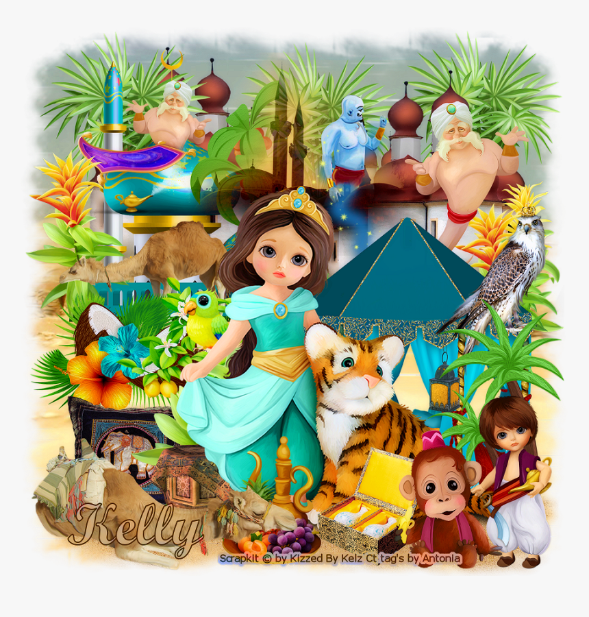 Princess Jasmine - Cartoon - Cartoon, HD Png Download , Transparent Png ...