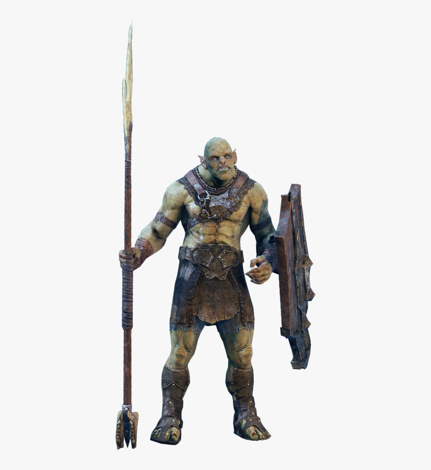 Middle Earth Shadow Of Mordor Orc Png, Transparent Png , Transparent ...