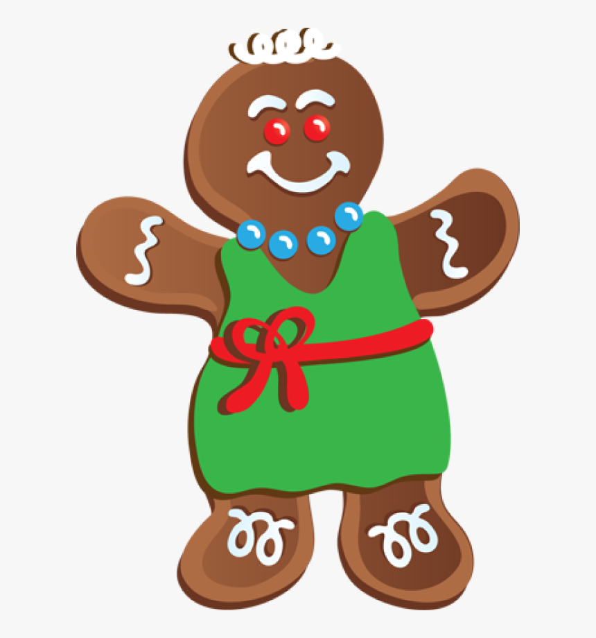 Transparent Gingerbread Girl Png - Gingerbread Man Clip Art, Png ...