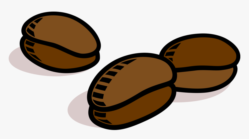 Vector Illustration Of Coffee Bean Seed Of The Coffee - Bean Free ...