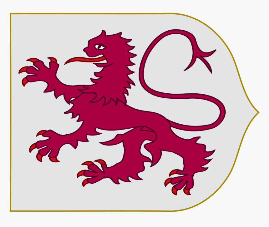 Royal Banner Of León - Royal Banner Leon, HD Png Download , Transparent ...