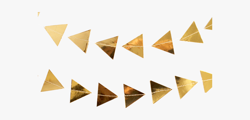 Gold Triangle Garland, HD Png Download , Transparent Png Image - PNGitem