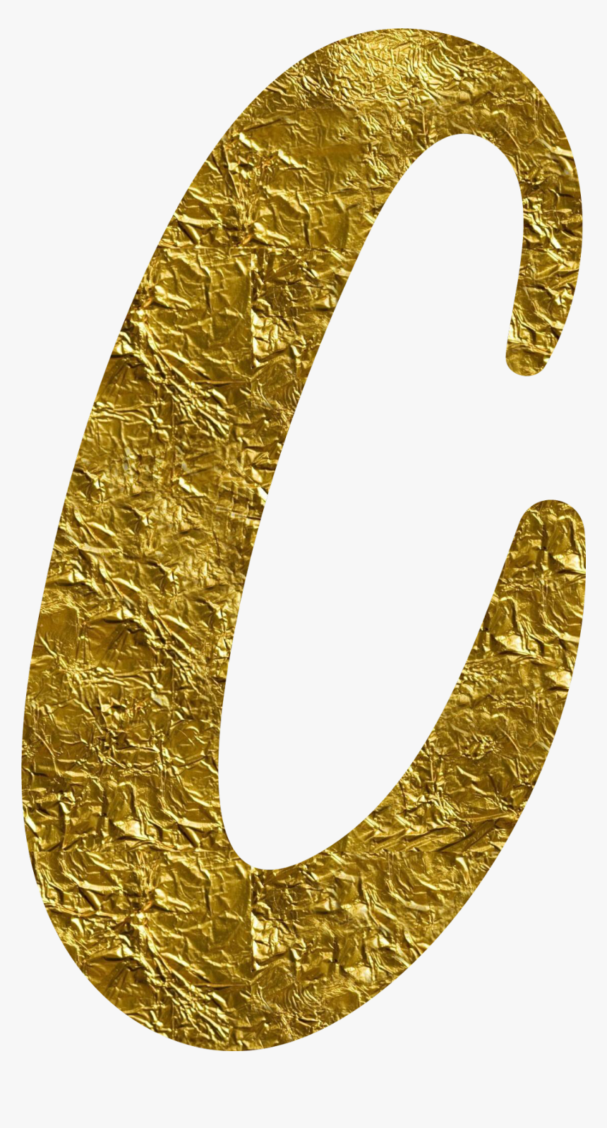 #freetoedit #ftestickers #gold #foil #letter #lettering - Gold Foil, HD ...
