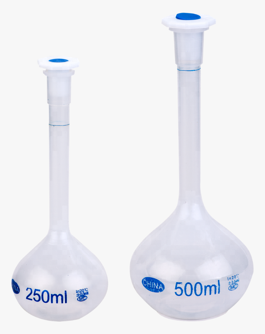 Plastic Volumetric Flask For Laboratory - Plastic, HD Png Download ...