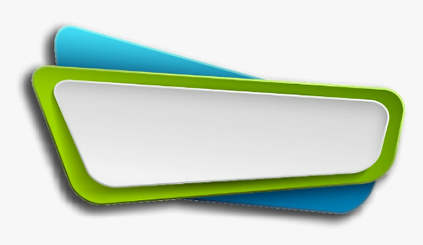 #ppt #label #tape #paper #banner #tag #green #blue - Banner Png For Ppt ...
