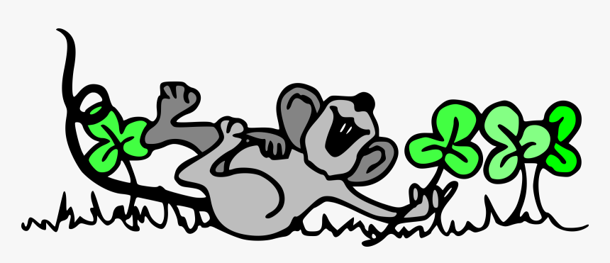 This Free Icons Png Design Of Mouse Playing In Shamrocks - Clip Art For ...