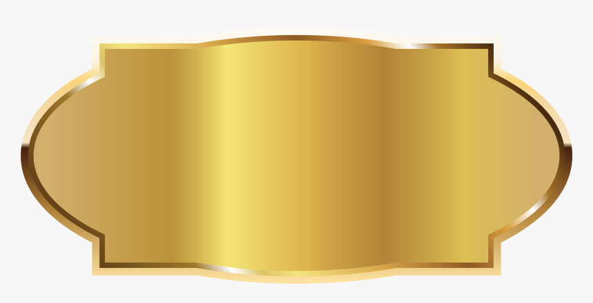 Transparent Label Png - Gold Metal Label Png, Png Download ...