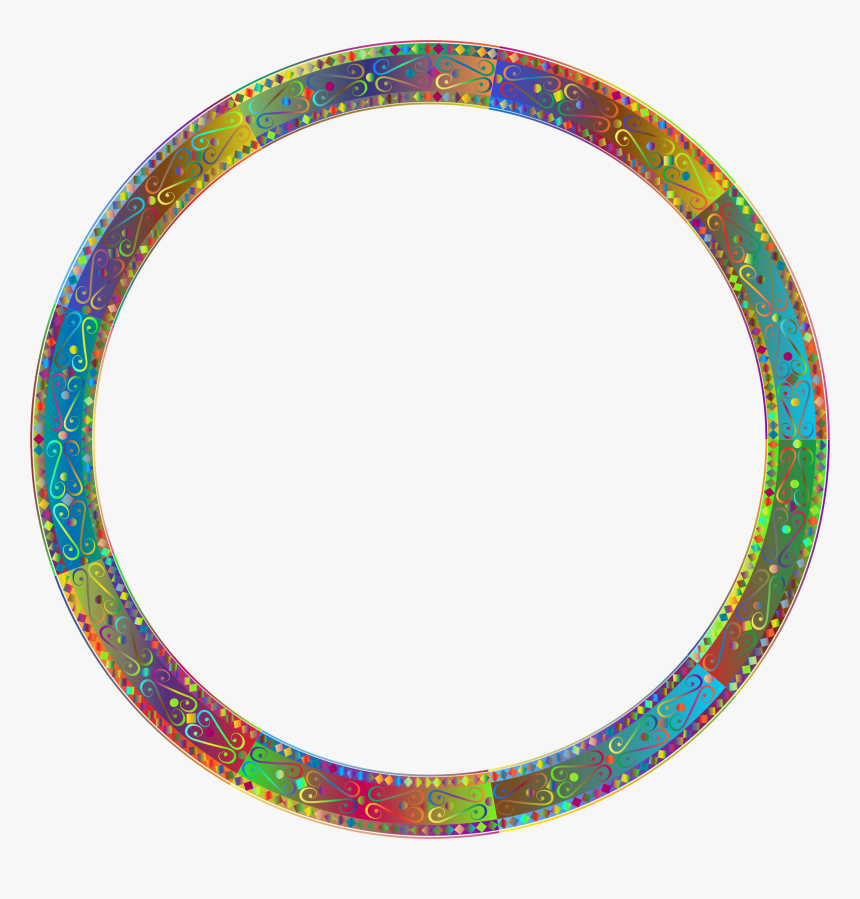 Round Frame Png Transparent - Portable Network Graphics, Png Download ...