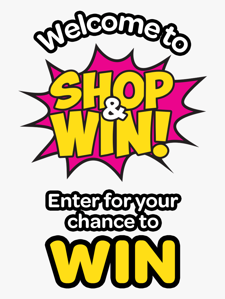 Shop And Win Banner - Shop & Win Png, Transparent Png , Transparent Png ...
