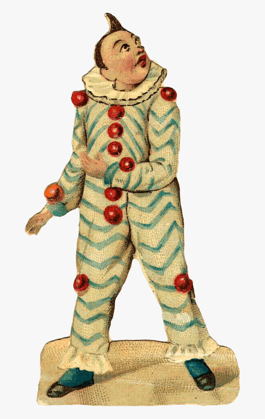 Circus Clown Victorian - Vintage Clown Png, Transparent Png ...