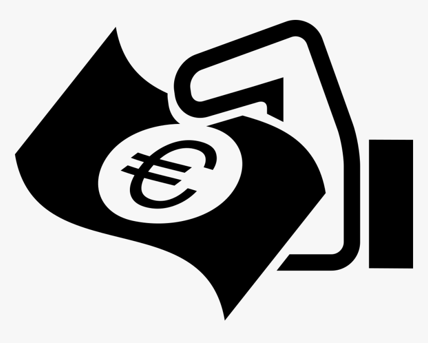 Euro Bill On Hand - Euro Zeichen Png, Transparent Png , Transparent Png ...