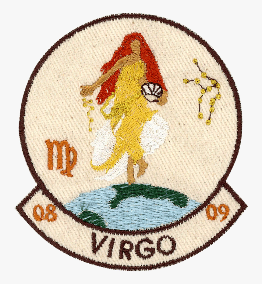 Virgo - Patchyalater - Patches - Embroidered Patch, HD Png Download , Transparent Png Image ...
