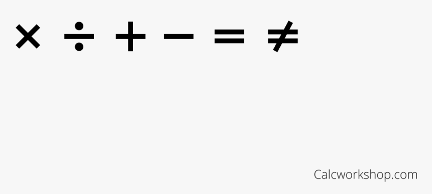 Symbols And Operations Used In Algebra - Parallel, HD Png Download ...