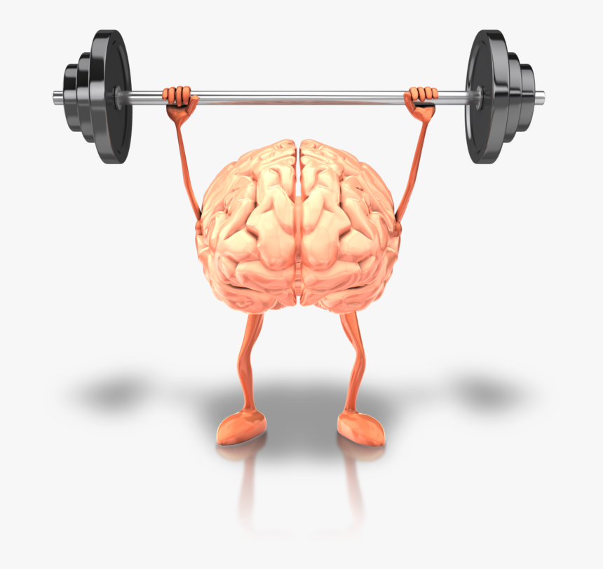 Brain Lifting Weights Transparent, HD Png Download , Transparent Png ...