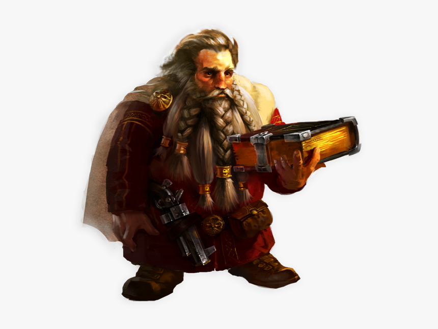 Dwarf Banker - Fantasy Art Dwarf Merchant, HD Png Download ...