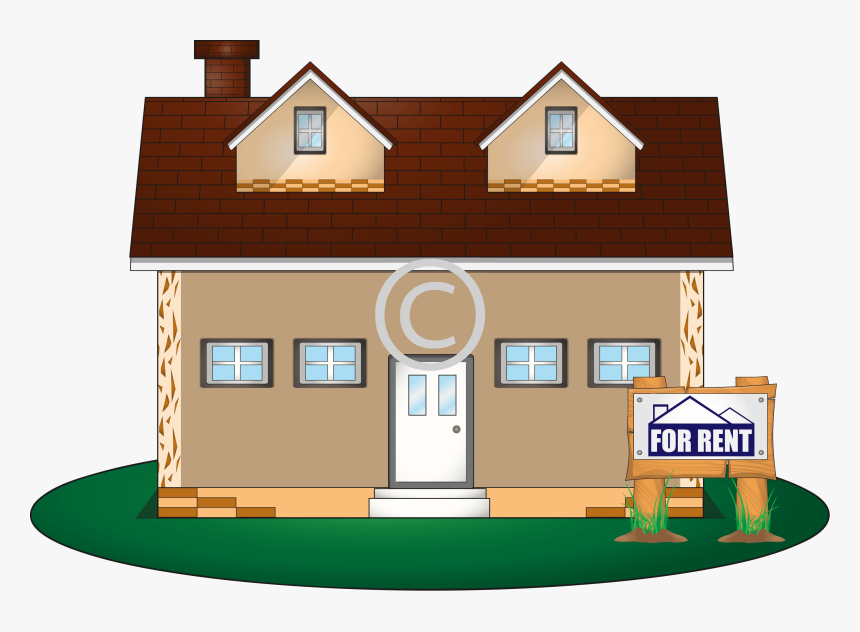 Cartoon Houses With Money, HD Png Download , Transparent Png Image ...