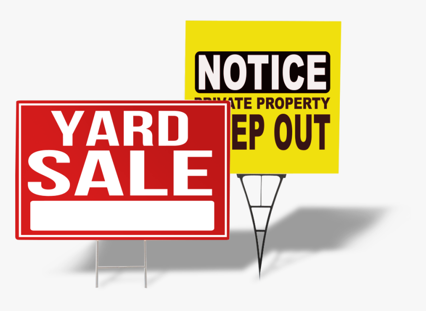Benefits Of Yard Signs - Private Property Keep Out, HD Png Download ...